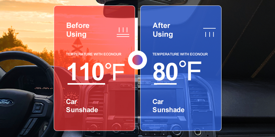 How Car Sun Shades Keep Your Car Cooler-Pigenius